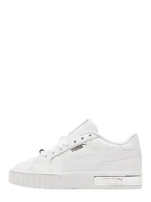 PUMA Cali Star Metallic Low Top Sneaker - White/silver