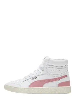 PUMA Ralph Sampson Mid Sneakers - White/pink