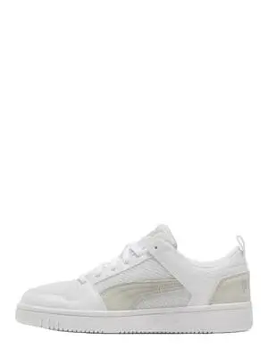 PUMA Rebound Layup Lo Mesh Sneakers - White/grey