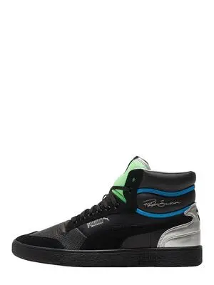 PUMA Ralph Sampson Mid 'royal Elektro Green' Sneakers - Black