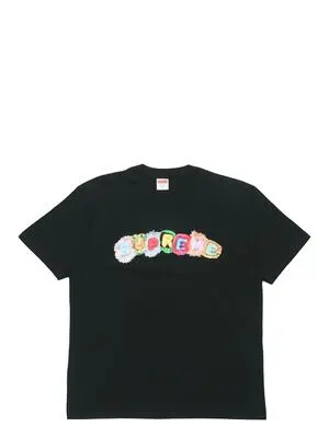 Supreme Week 7 Pillows Tee Multi-color Alphabet Logo Short Sleeve - Black
