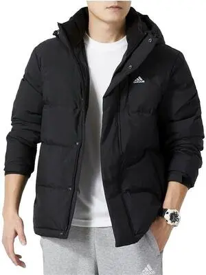Adidas Hooded Down Jacket - Black