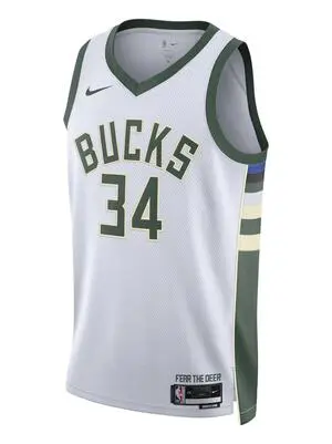 Nike Giannis Antetokounmpo Milwaukee Bucks Association Edition Swingman Jersey - None