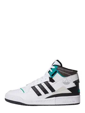 Adidas Originals Forum Exhibit Mid Sneakers - White/black/gray