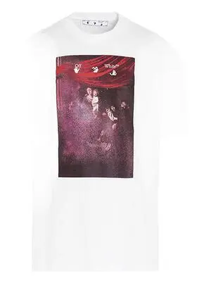 Off-White Printing Solid Color Short Sleeve - White