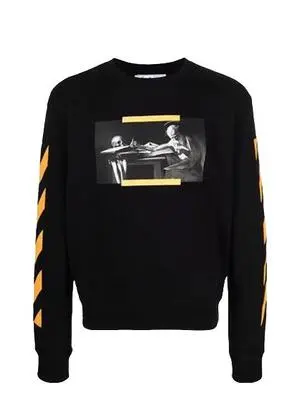 Off-White Caravaggio Painting Sweatshirt - Black