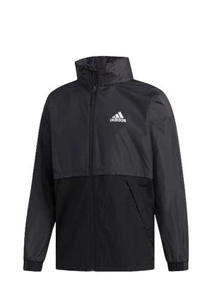 Adidas Outdoor Splicing Casual Sports Jacket - Black