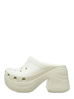 CROCS Siren Clog High Heel - Bone