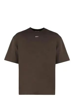 Off-White Martyrdom Arrow Skate Short Sleeve T-shirt - Brown