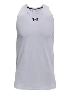 Under Armour Baseline Cotton Tank - Grey/black