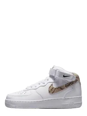 Nike Nike Air Force 1 '07 Mid "Snakeskin Swoosh" Sneakers White/black/sanddrift