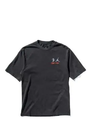 JORDAN X Union Crossover Solid Color Breathable Logo Round Neck Short Sleeve Us Edition Black - Default Color