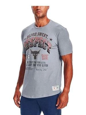 Under Armour Project Rock Graphic T-shirt - Grey
