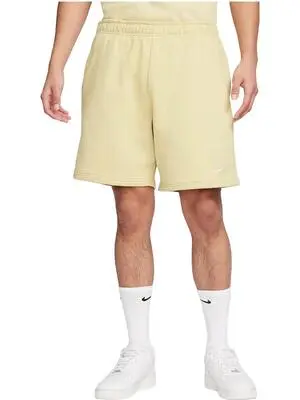 Nike Solo Swoosh Fleece Shorts - Yellow