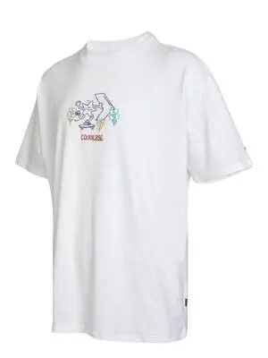 CONVERSE Pushing Along T-shirt Asia Sizing - White