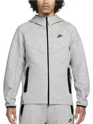 Nike Tech Fleece Windrunner Hooded Jacket - Grey