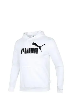PUMA Puma Big Logo Hoodie 'white Black' White/black