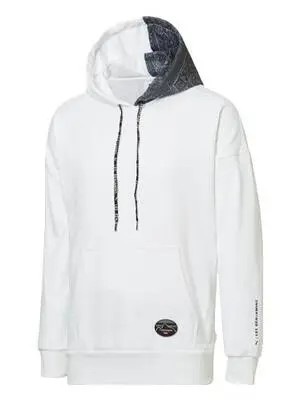 PUMA X Les Benjamins Crossover Hooded Long Sleeve Hoodie - White