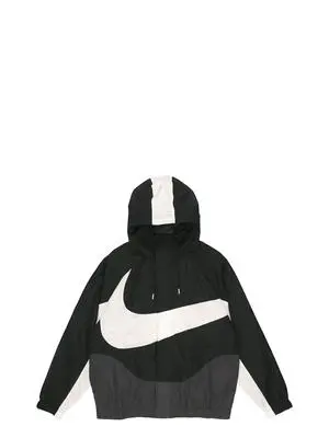 Nike Swoosh Hooded Woven Jacket - Black