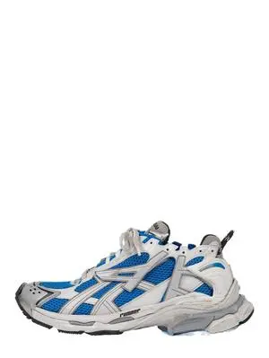 Balenciaga Runner Sneakers - White/blue/black