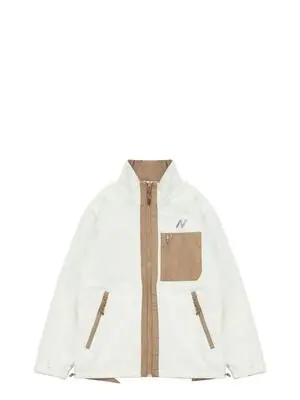 NEW BALANCE Color Block Zip-up Jacket - Khaki