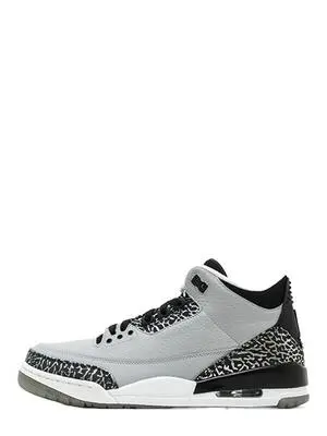 JORDAN 3 Retro "wolf Grey - Wolf Grey/mtllc Slvr-blck-wht