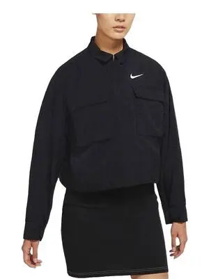 Nike Ss22 Big Pocket Short Jacket - Black