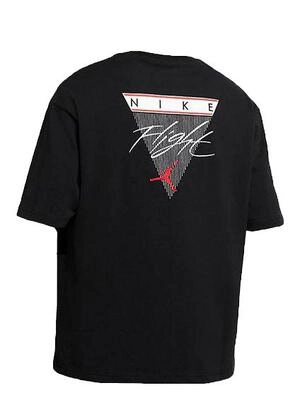 JORDAN Air Jordan Flight Classic Logo Basic Short Sleeve Black