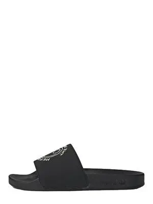 Adidas Andre Saraiva X Adilette Slide 'the World Needs Love - Black