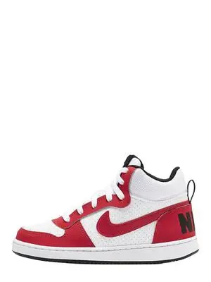 Nike Court Borough Mid Sneakers - White/red