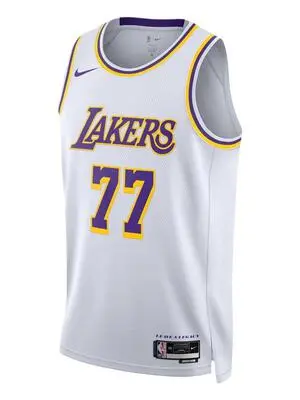 Nike Dri-fit Nba Los Angeles Lakers Association Edition Swingman Jersey - White