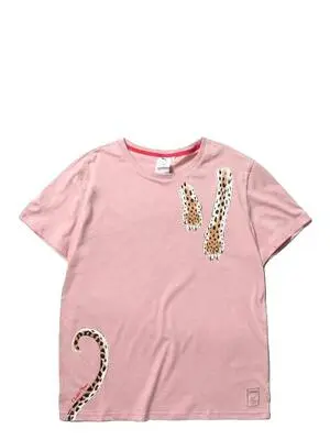 PUMA X Charlotte Olympia Cheetah Print T-shirt - Pink