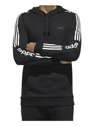 Adidas Neo Ce 3s Hdy Side Stripe Knit Sports Pullover - Black