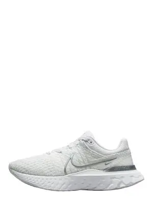 Nike Nike React Infinity Run Flyknit 3 Athletic Sneakers White/gray