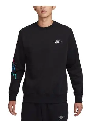 Nike Club Fleece Crewneck Sweater - Black