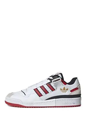 Adidas Forum Exhibit Low "white Scarlet - White/red/black