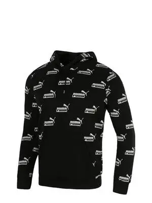 PUMA All-over Logo Print Hooded Sweater - Default Color
