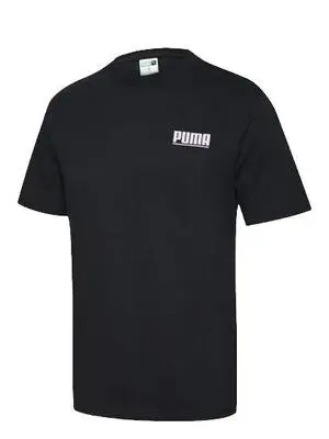 PUMA Round Neck Short Sleeve - Black