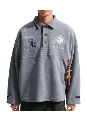 Nike X X Cpfm Ls Polo - Grey