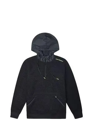 CONVERSE Mountain Club Sherpa Pullover Hoodie - Black