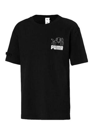 PUMA X Tyakasha Logo Printing - Black