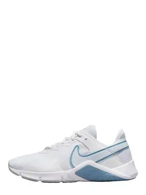 Nike Legend Essential 2 Low Top Athletic Sneakers - White/blue