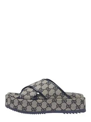 GUCCI Gucci GG Platform Slide Sandal