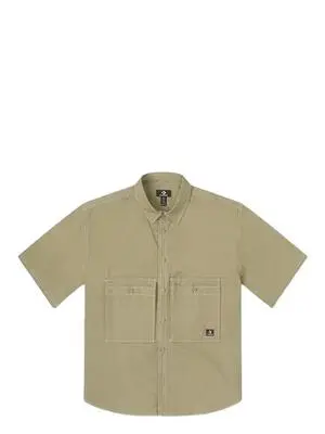 CONVERSE Wordmark Utility Shirt Asia Sizing - Mossy Sloth