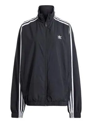 Adidas Oversized Track Top - Black/white