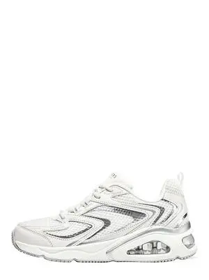 Sketchers Athletic Lace-up Sneakers - White/silver