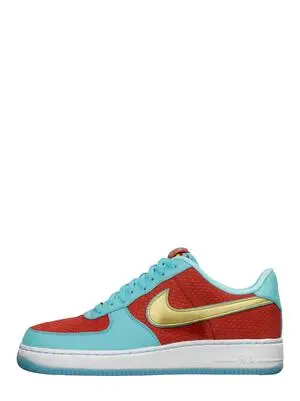 Nike Force 1 'year Of The Dragon 2' Sneakers - Red/goldyellowgold