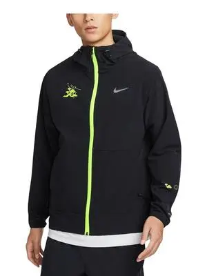 Nike Repel Unlimited Water-repellent Hooded Jacket - Black
