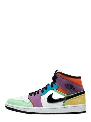 JORDAN Air Jordan 1 Mid SE "Lightbulb" Sneakers White/multi-color