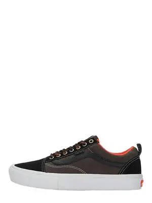 VANS Old Skool X Spitfire Skate Shoes - Black/red Flame